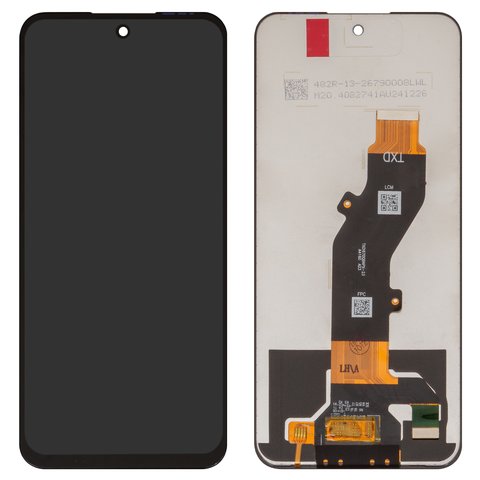 LCD compatible with Tecno Pop 9 4G, Spark Go (2025), Spark Go 1 (KL4), (black, without frame ...