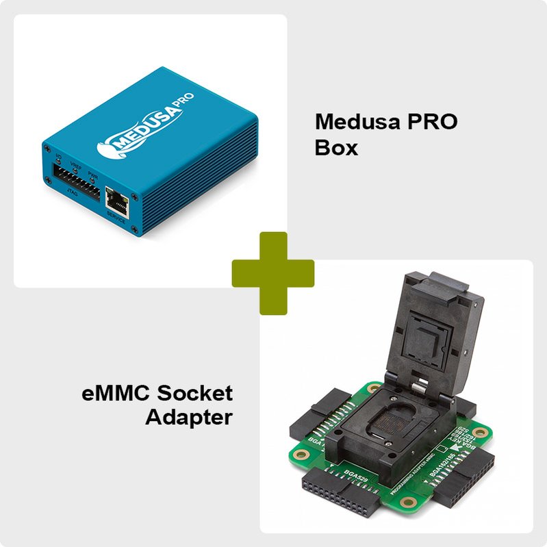 Medusa Pro Box + Adaptador con enchufe eMMC - GsmServer