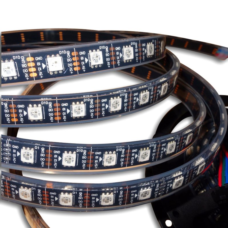 RGB LED Strip SMD5050, WS2813 (with controls, black, IP67, 5 V, 60 LEDs ...